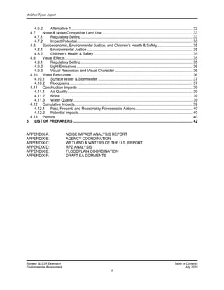 Proposed Extension of Runway 5L-23R McGhee Tyson Airport (TYS) | PDF