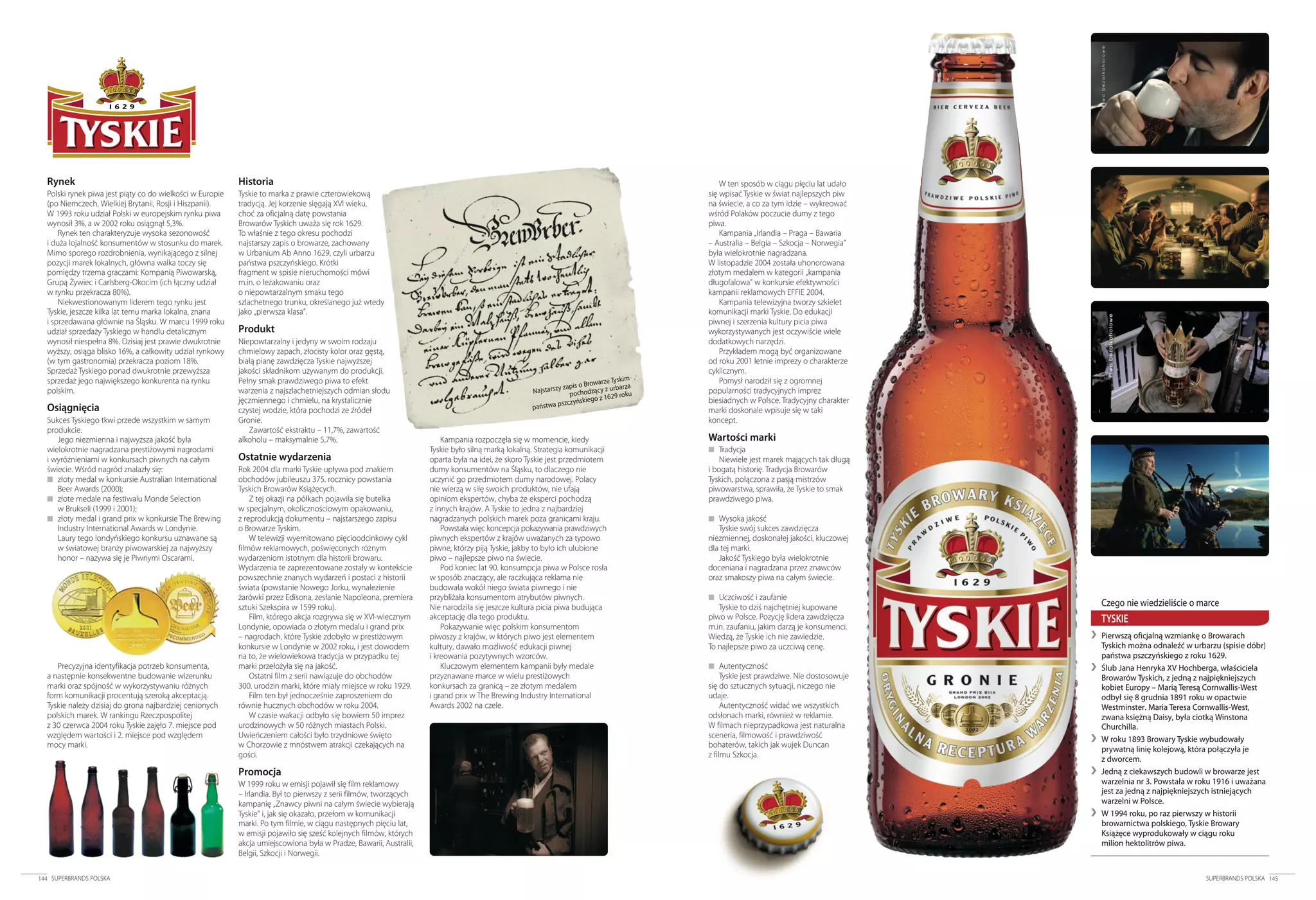 Case study marki Tyskie z Albumu Superbrands Polska 2005 | PDF