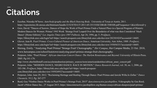 Pioneer to Black Voices: Pearl Primus and Strange Fruit | PPT
