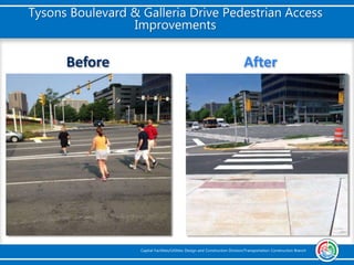 Tysons Boulevard and Galleria Drive Pedestrian Access Improvements | PPT