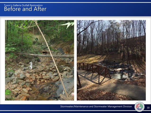 Tysons Galleria outfall restoration | PPT