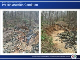Tysons Galleria outfall restoration | PPT