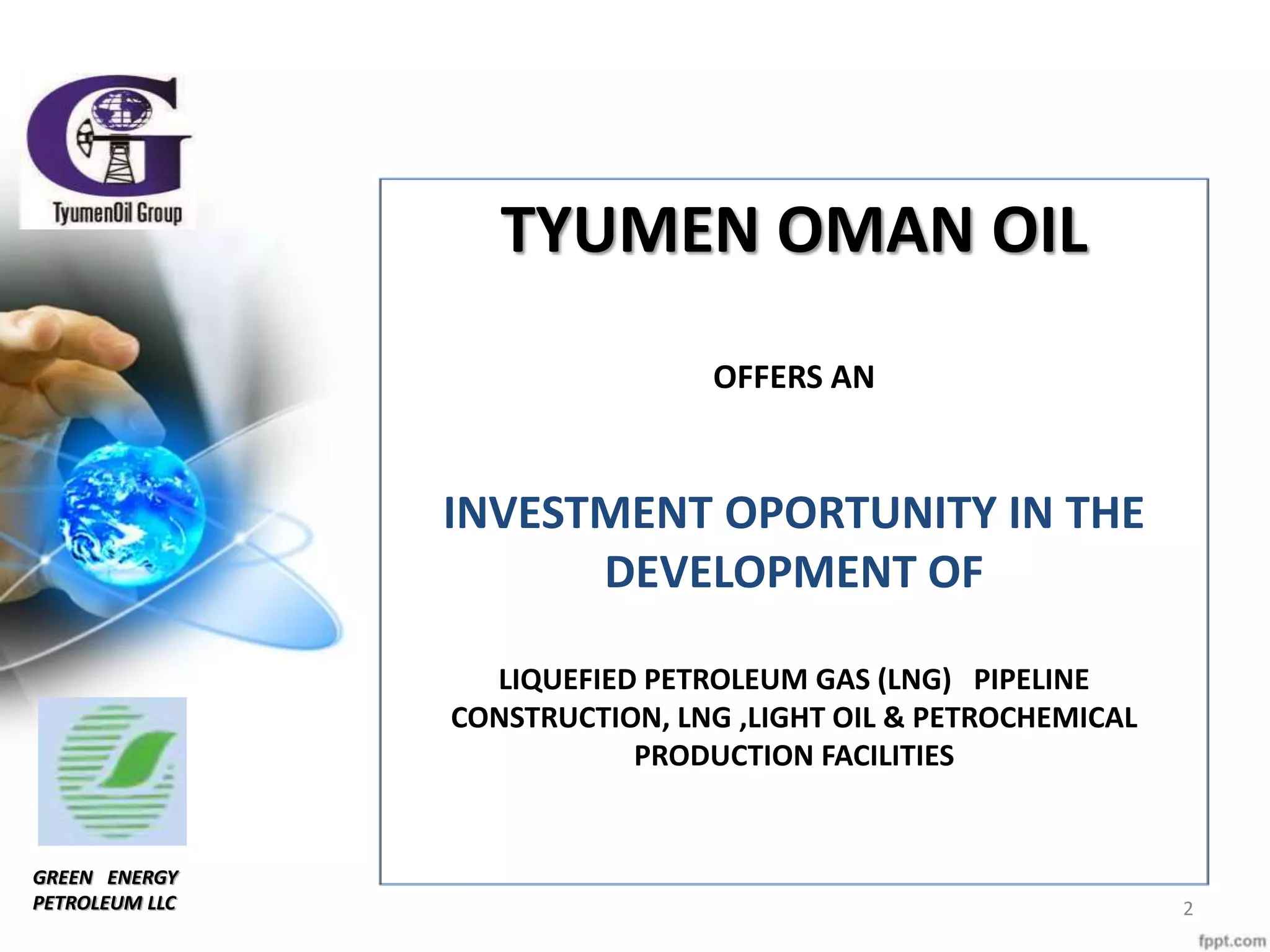 Tyumen Oman Oil Treatment | PPTX | Power and Energy Industry | Industries