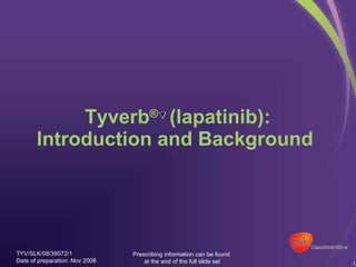 Tyverb Slide Kit | PPT | Cancer | Diseases and Conditions
