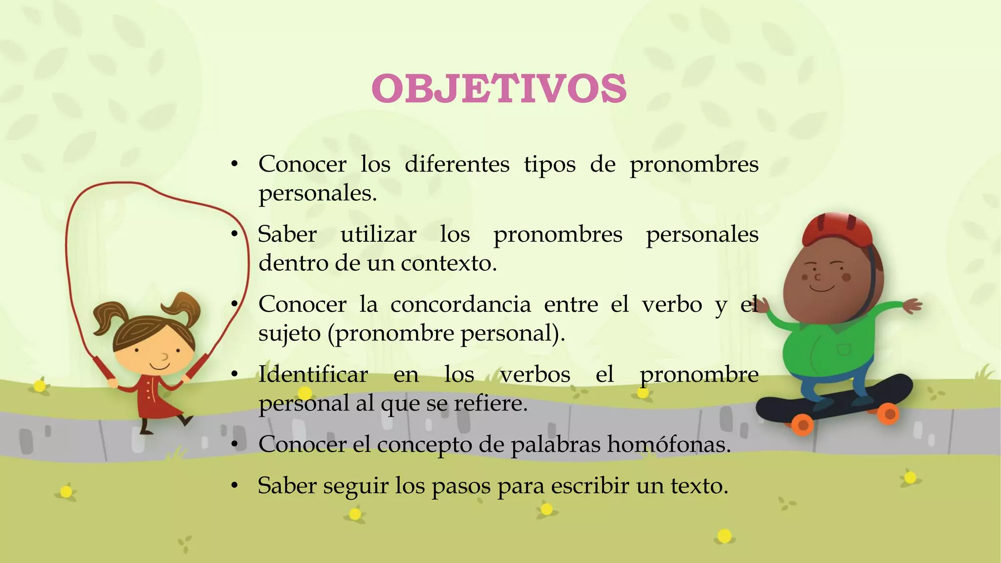 Tú y yo... los pronombres personales | PPTX | Education