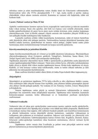 Tyy testamentti 2011 | PDF