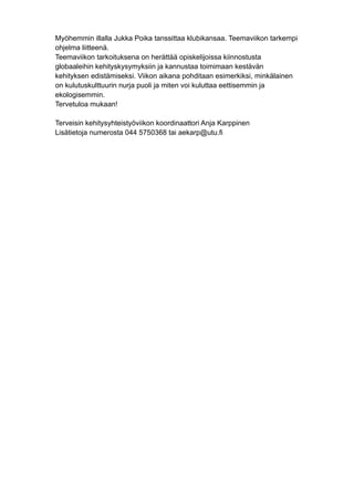 Tyy testamentti 2011 | PDF