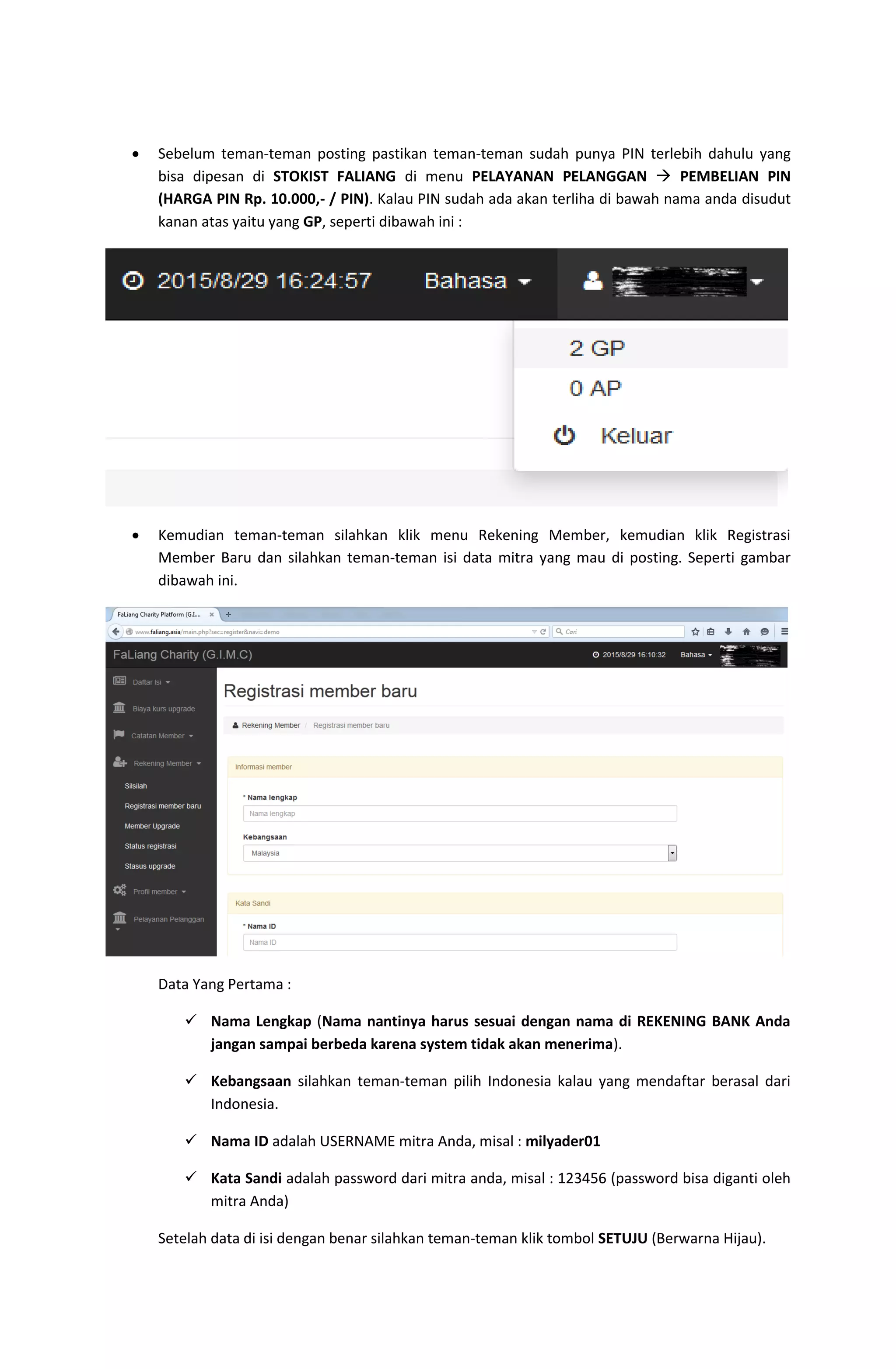 Cara posting-mitra-faliang | PDF