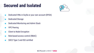 Scylla Summit 2022: ScyllaDB Cloud: Simplifying Deployment to the Public Cloud | PPT