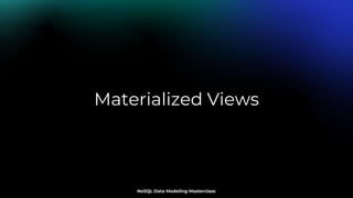 NoSQL Data Modeling 101 | PPTX