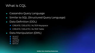 NoSQL Data Modeling 101 | PPT