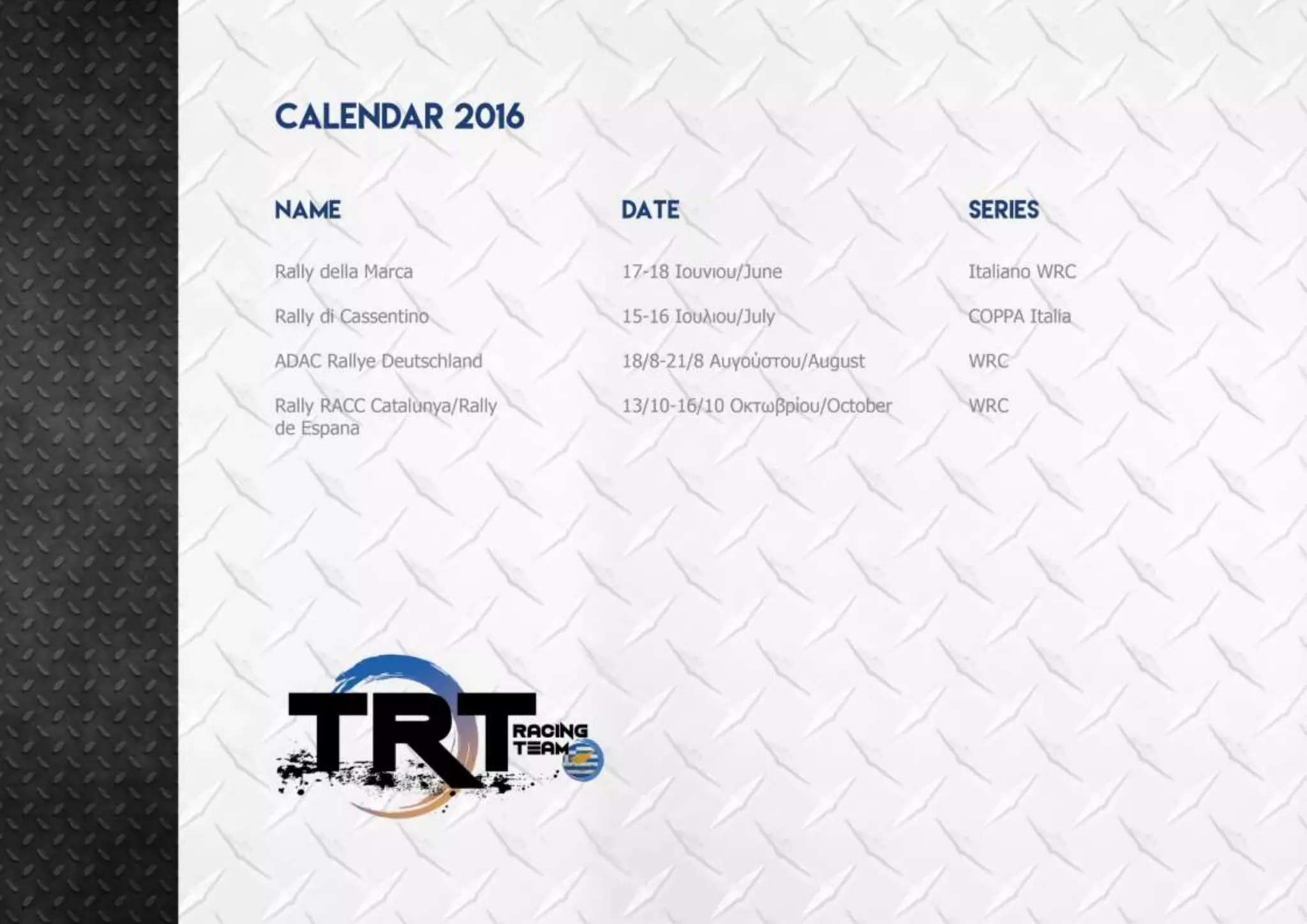 TRT Racing Team 2016 | PPTX