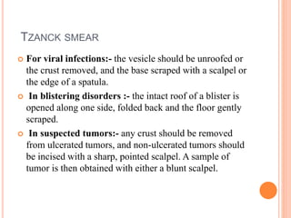 Tzanck Smear | PPTX