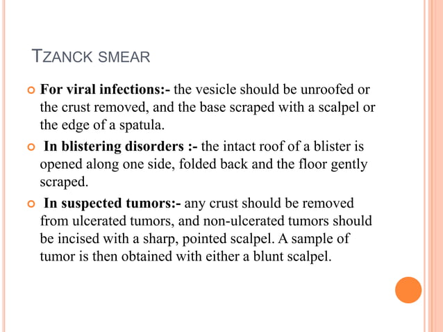 Tzanck Smear | PPTX
