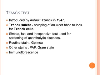 Tzanck Smear | PPT