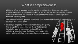 Technological Progress and Global Competitiveness | PPTX