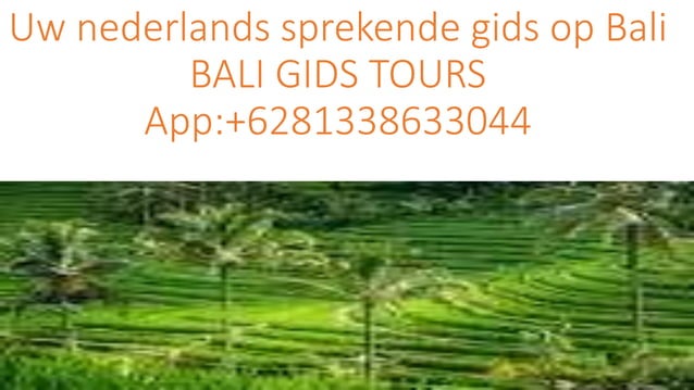 BALI Gids Tours & Bali Reisgids | PPTX