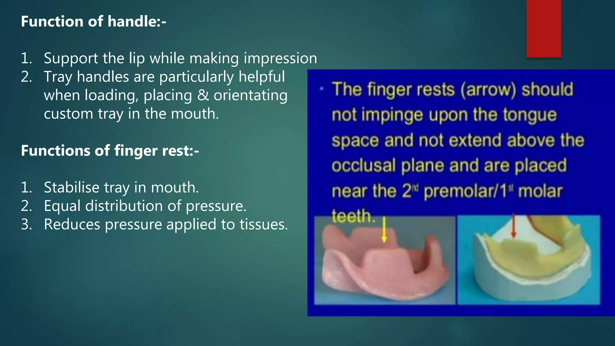 Special tray prosthodontics | PPTX