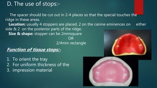 Special tray prosthodontics | PPTX