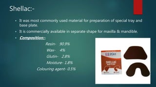 Special tray prosthodontics | PPTX