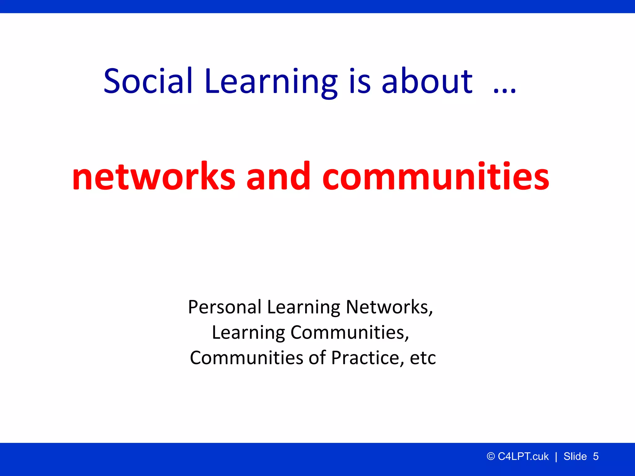 Social Learning: an explanation using Twitter | PDF | Social Networking ...
