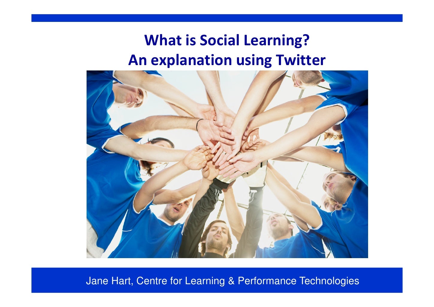 Social Learning: an explanation using Twitter