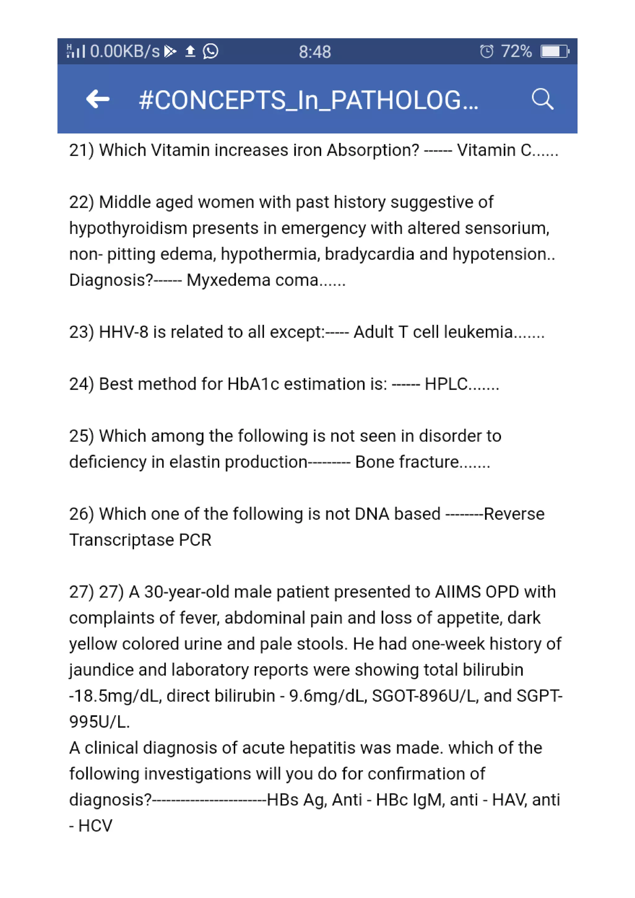 Pathology questions 1 | PDF