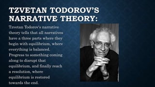 Tzvetan todorov’s narrative theory | PPTX