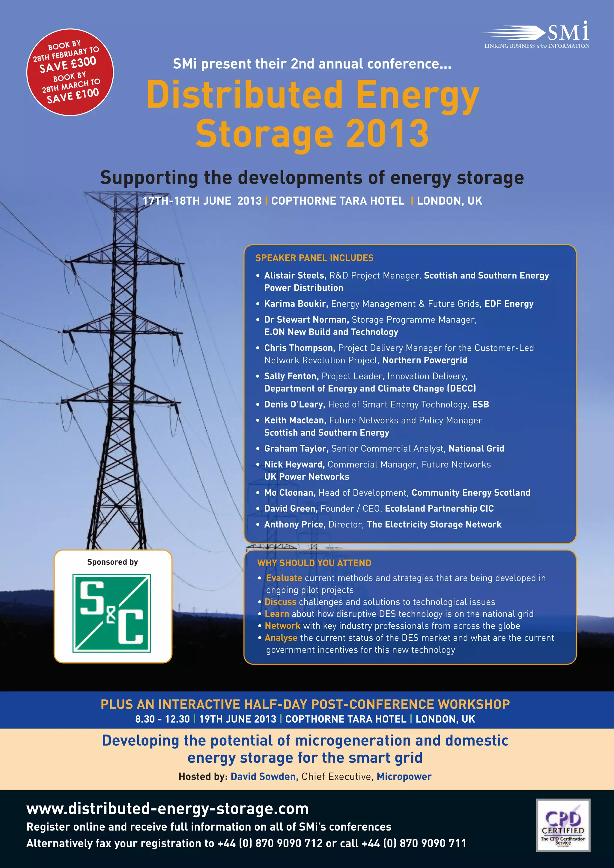 Distributed Energy Storage conference | PDF