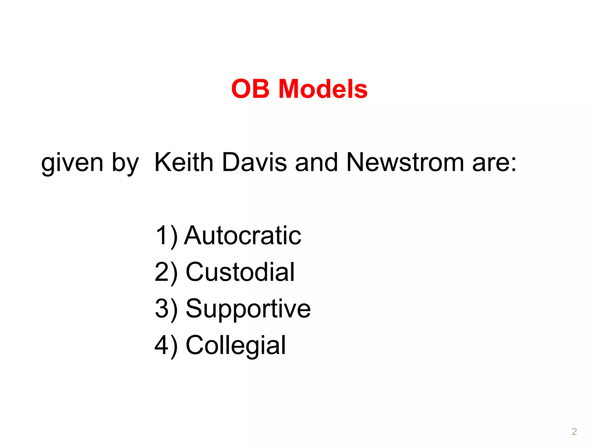 U 1.3 ob bba-ii ob models | PPTX