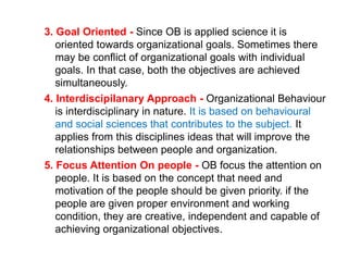 U 1.1 ob bba-ii introduction to ob | PPTX