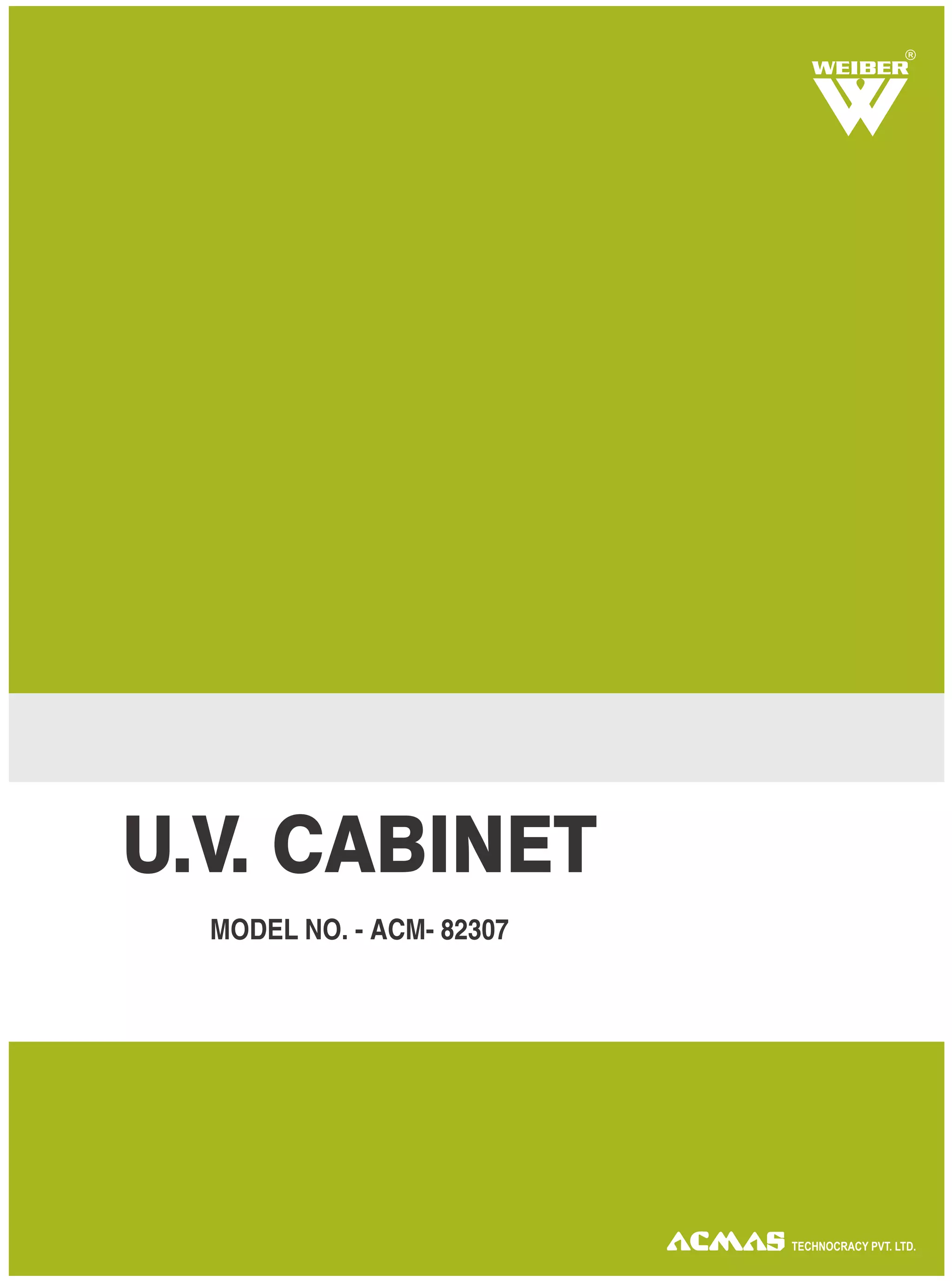 U.v. cabinet | PDF