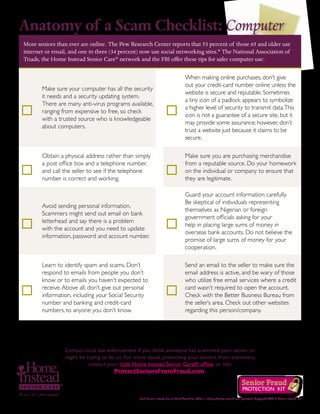 Senior Fraud Protection Kit - U.S. | PDF