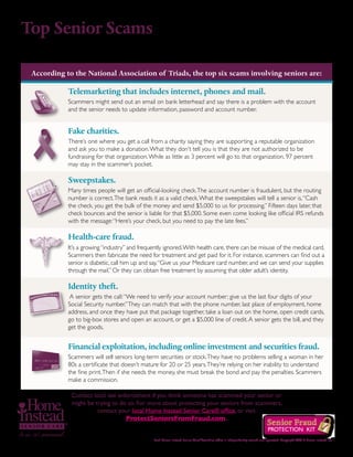 Senior Fraud Protection Kit - U.S. | PDF