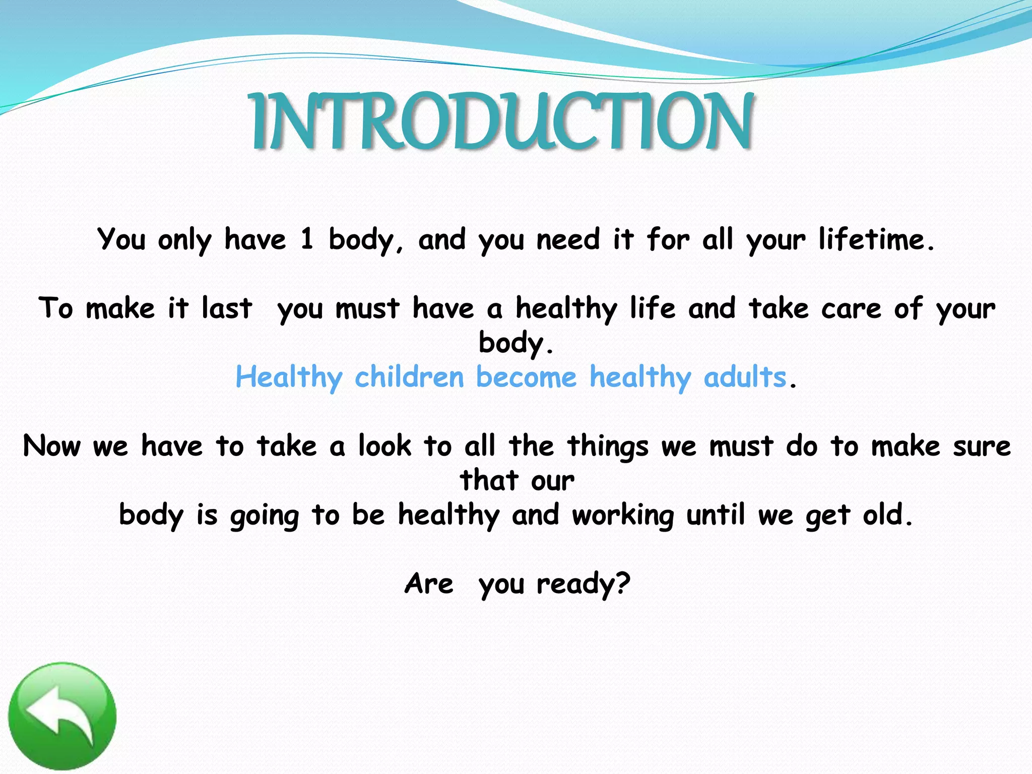 U.4 taking care of our body | PPT