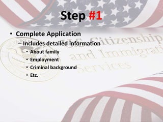 Form N-400, U.S. Citizenship Naturalization Forms | PPTX