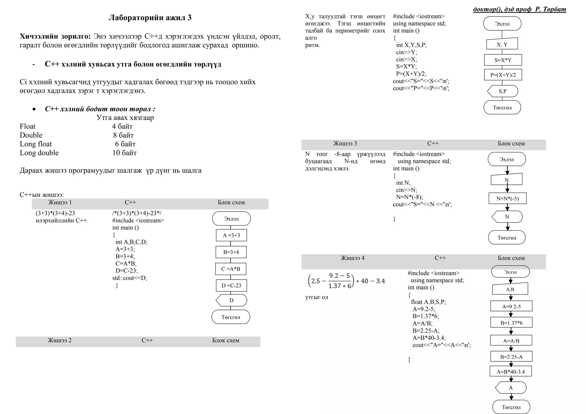 U.cs101 лаборатори 3 | PDF
