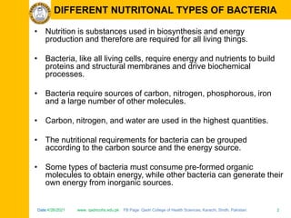 U 1, 7 of 7 classification of bacteria | PPTX