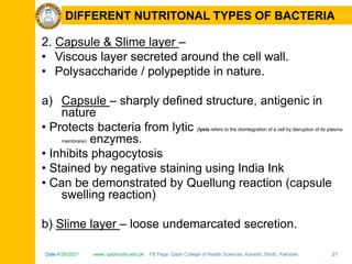 U 1, 7 of 7 classification of bacteria | PPTX