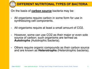 U 1, 7 of 7 classification of bacteria | PPTX