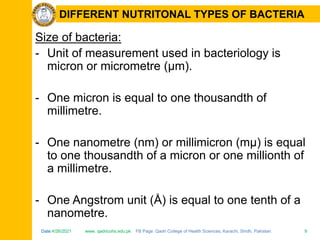 U 1, 7 of 7 classification of bacteria | PPTX