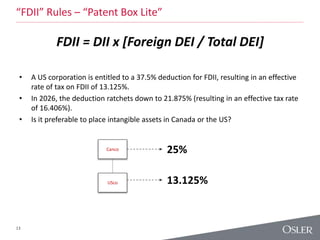 U.S. Tax Reform for Canadians | PPT