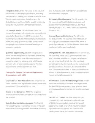 Impact of the U.S. Tax Reform Bill on Healthcare Providers | PDF