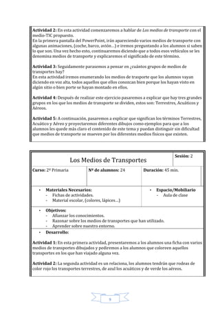 U.d medios de transportes | PDF