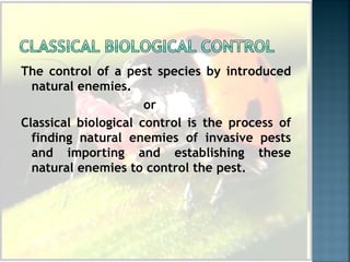 Introduction to Biological Control of Insect Pests | PDF
