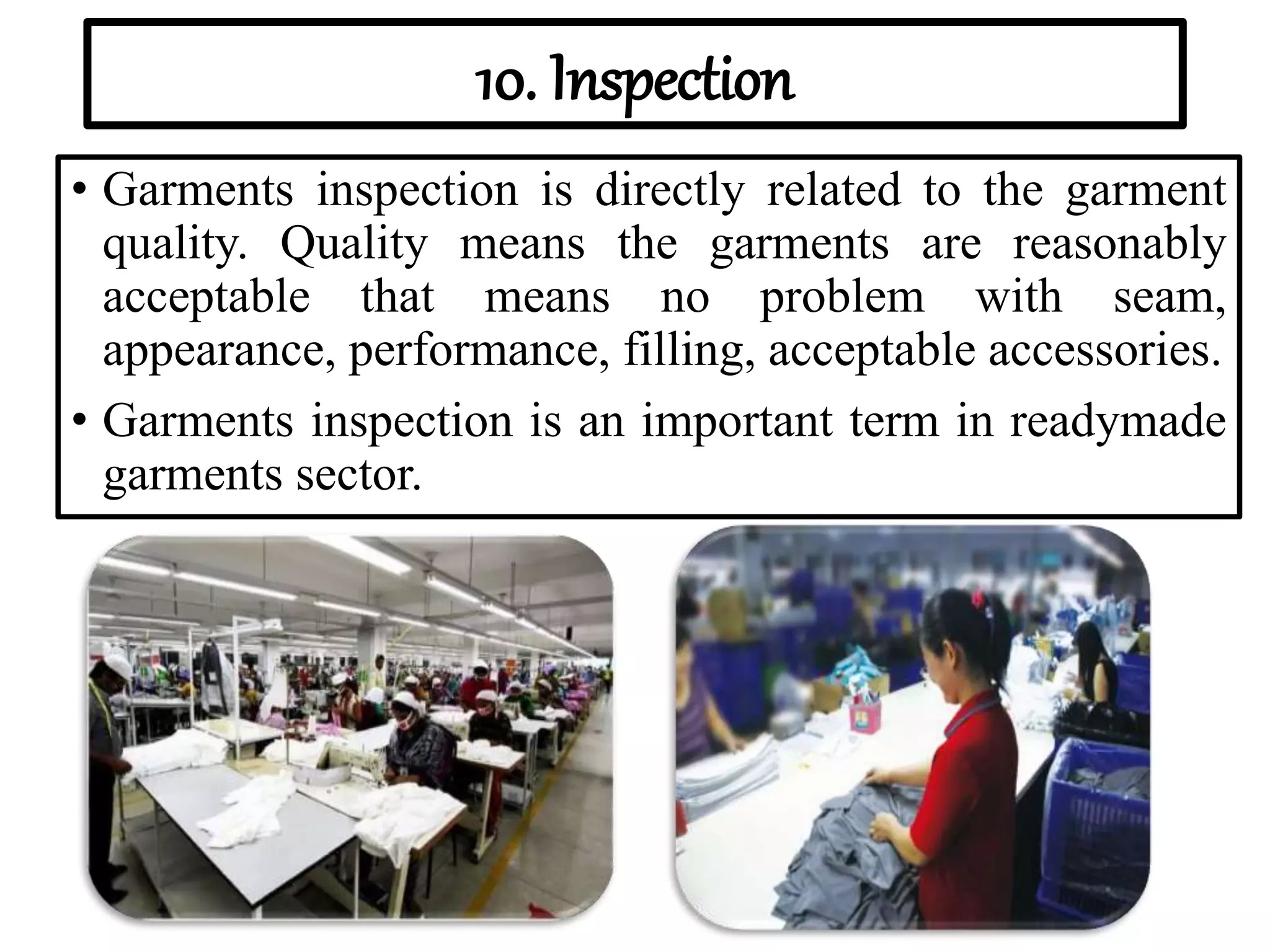 U 1 introduction to garment industry | PPTX