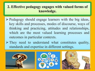 SPPU F.Y.B.Ed. Course Code BED-105 : Unit 1: principles of a.pedagogy ...