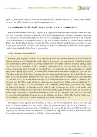 Uma breve história da Província do Amazonas | PDF