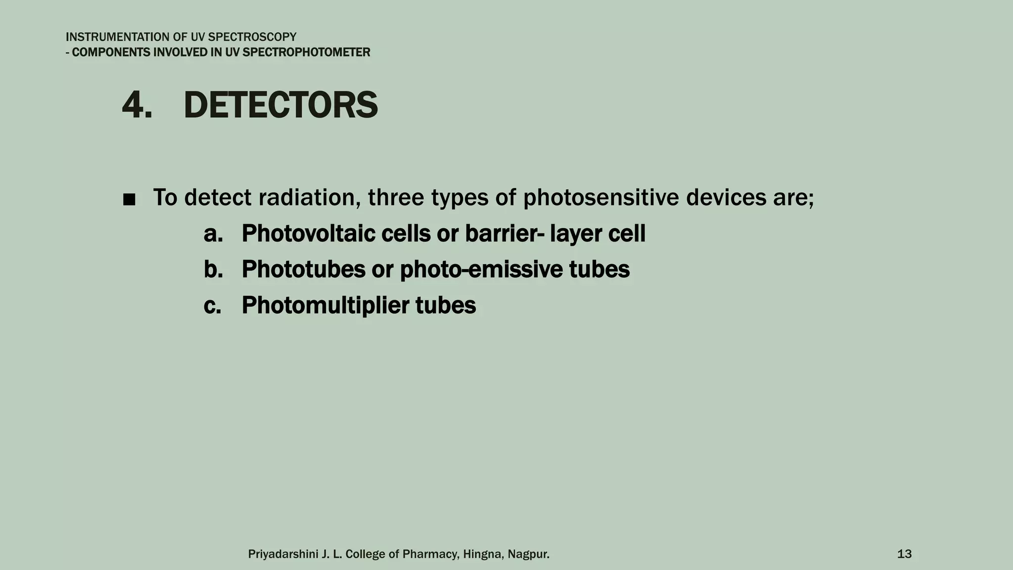 U.V.-VISIBLE SPECTROSCOPY | PPTX