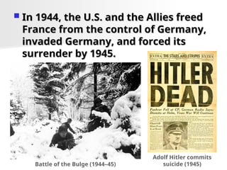 U.S. Ends World War II and full history.ppt